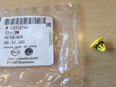 GENUINE VAUXHALL CORSA E ASTRA J WEATHERSTRIP SILL PANEL RETAINER ...