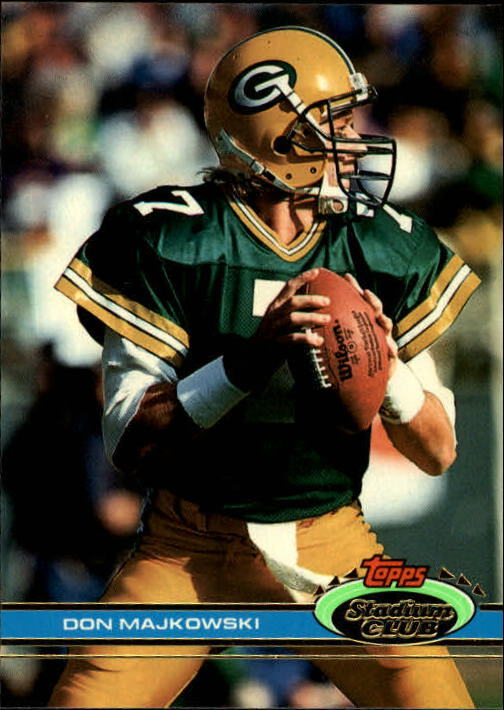 1991 Stadium Club Football Card #471 Don Majkowski | eBay