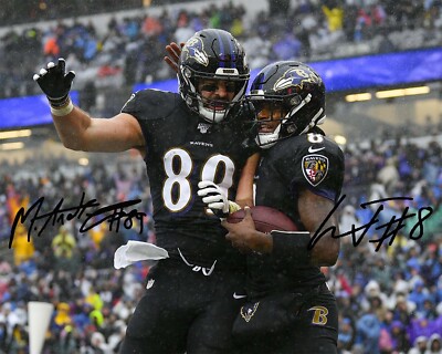 Lamar Jackson Mark Andrews Signed Photo Reprint 8x10 11x14 glossy auto ...