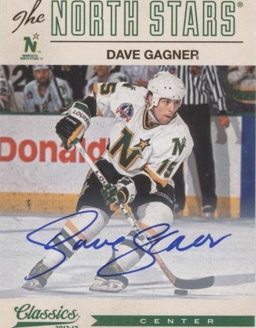 2012-13 Panini Classics Signatures - Dave Gagner #147 Autographs (AU ...