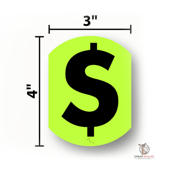 4 Inch Bubble Digits - Vinyl Window Sticker Numbers - Car Dealers (12 ...