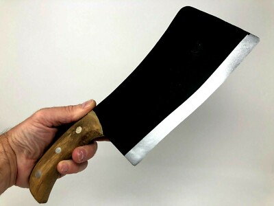 FAKE Meat Cleaver Handheld Butcher's Knife Horror Realistic Movie Prop ...