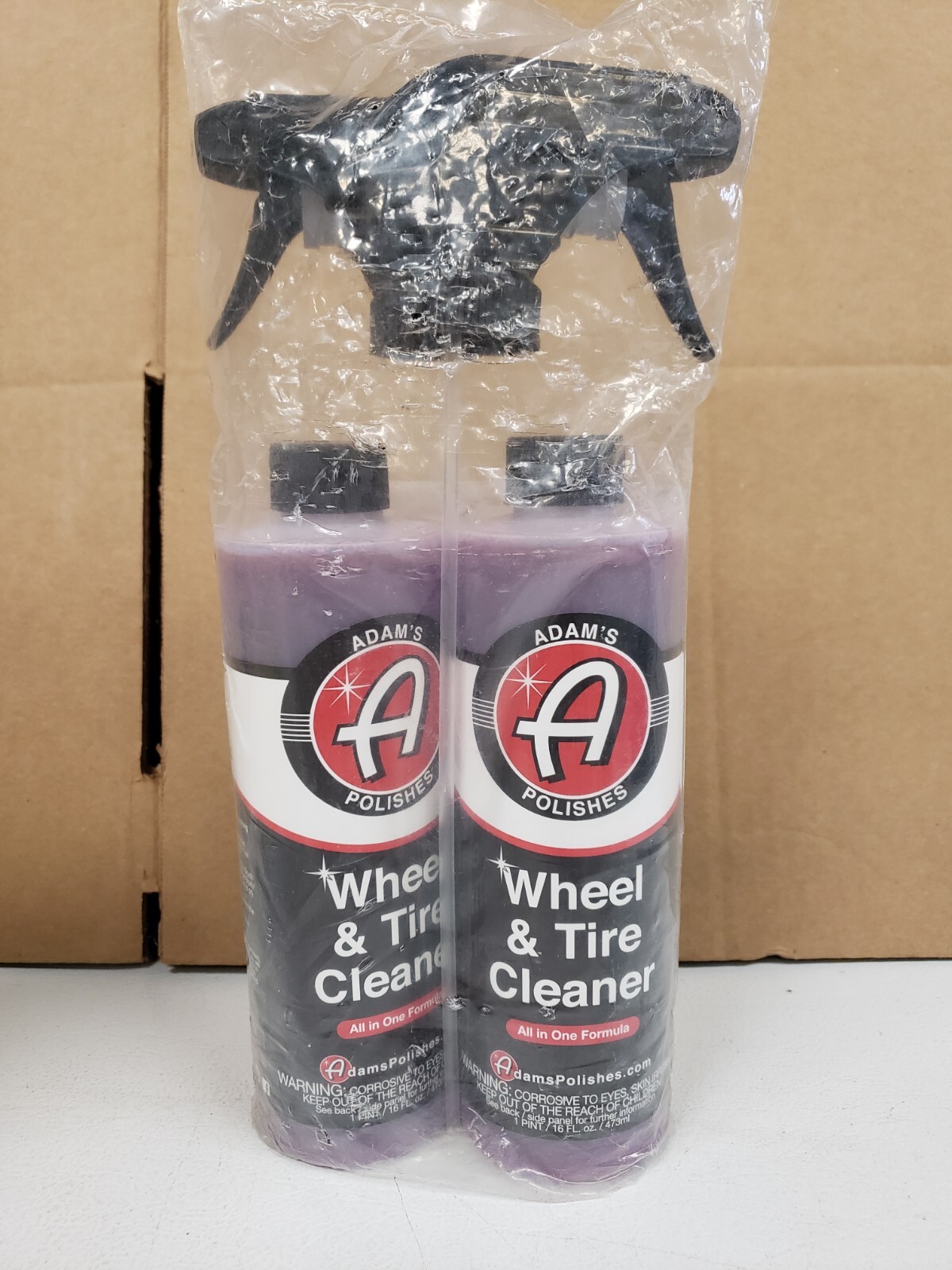 Adam's Polishes Wheel and Tire Cleaner 16oz Bottle With Sprayer- LOT OF ...