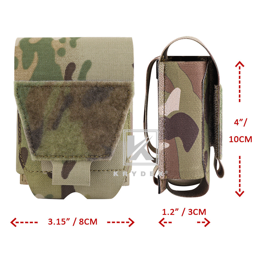 KRYDEX Tactical Handcuff Pouch Case Low Profile Cuff Holster MOLLE ...