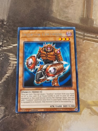 Inzektor Centipede - GRCR-EN039 - Yugioh! Yu-Gi-Oh! Rare Nice! | eBay