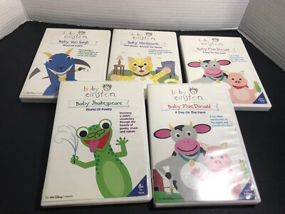 Baby Einstein Dvds Lot Of 5 Shakespeare, MacDonald, Van Gogh ...
