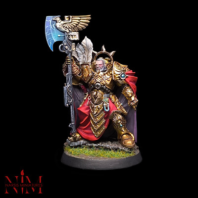 Warhammer 40k painted Captain-General Trajann Valoris | eBay