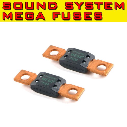 2PCS GENUINE LITTELFUSE MEGA FUSE 350A AMP FUSES DUAL BATTERY BATTERIES ...