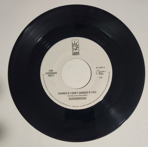 Shenandoah – Darned If I Don't (Danged If I Do) (1995) 45 Record S7 ...