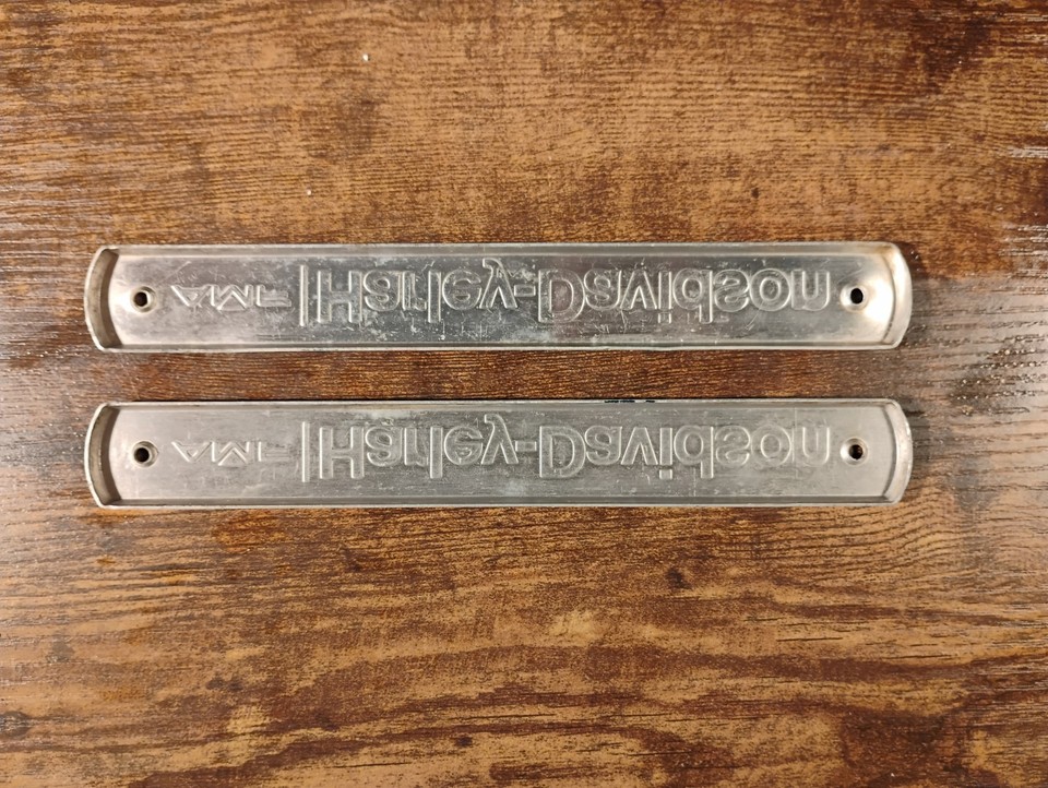 Original 1970's Vintage AMF HARLEY DAVIDSON GAS Tank Emblems R/L Side ...