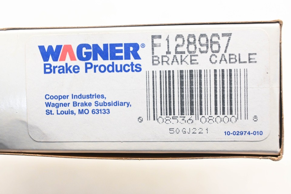 Wagner F128967, BC128967 Parking Brake Cable Assembly NOS | eBay