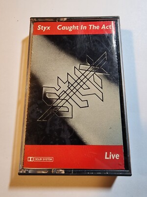 Caught in the Act by Styx (Cassette, Jul-1991,A&M VG+/EX CS2 ...
