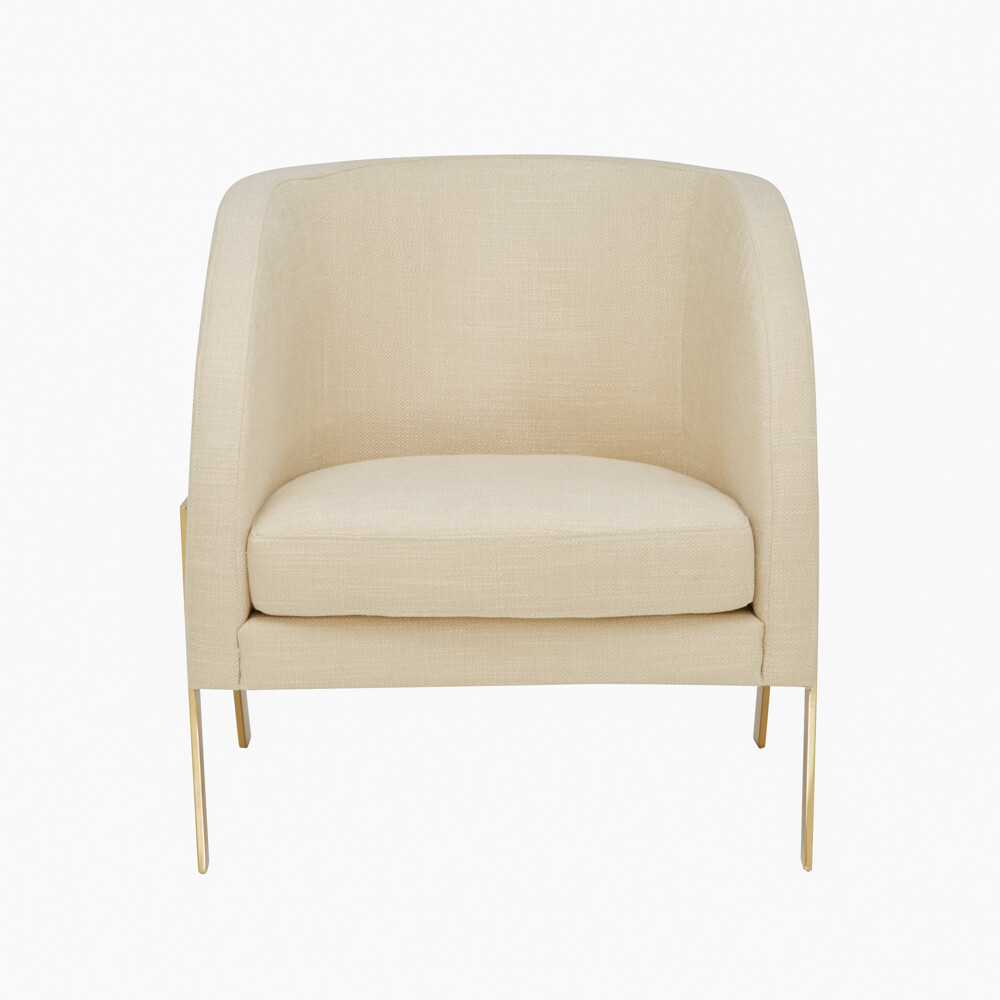 Ivory Arm Chair or Occasional Chair by Abacus & Hunt “The SoHo” (RRP ...