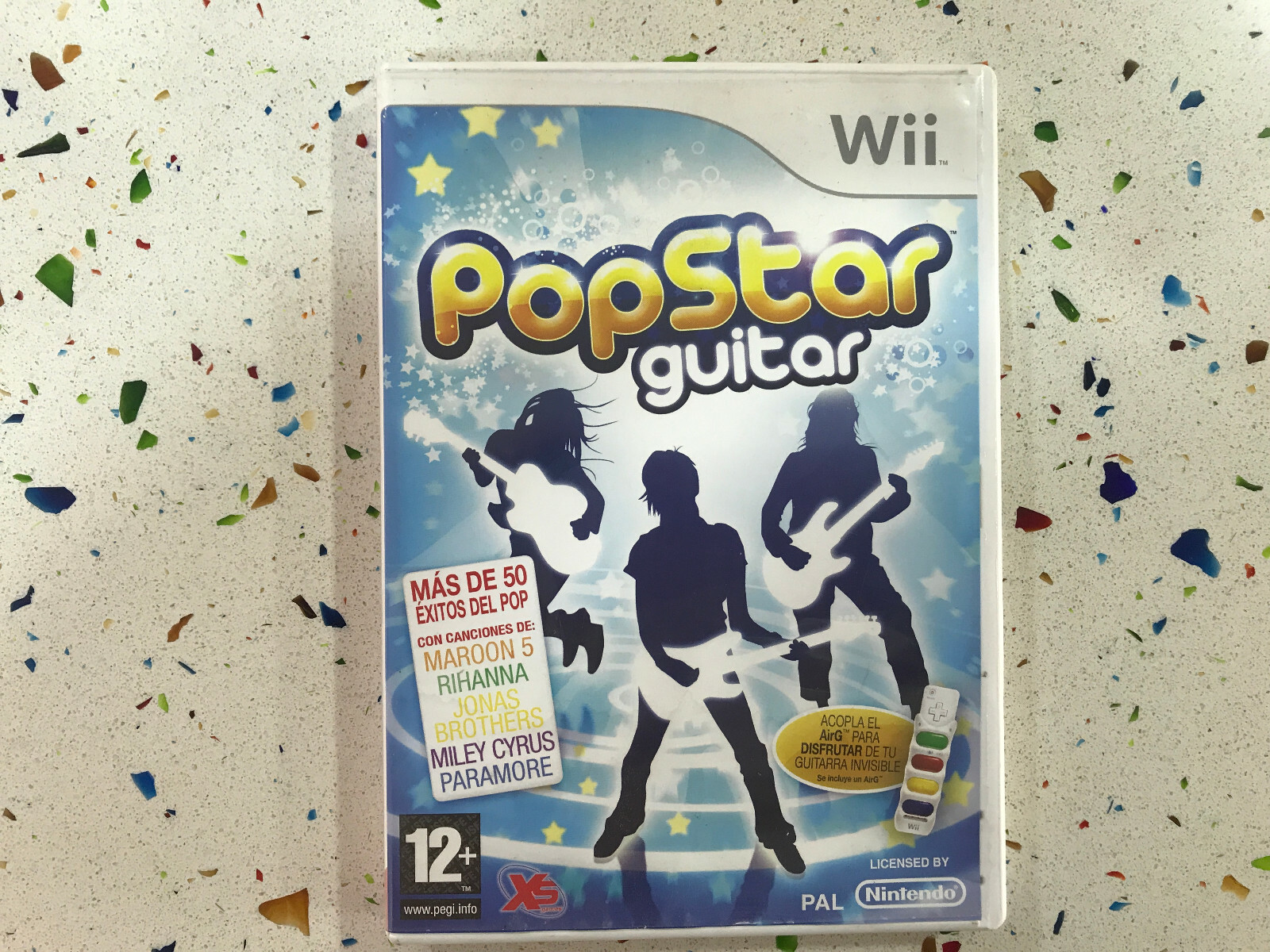 POPSTAR GUITAR WII NINTENDO PAL ESP ING FRA ITA ALE MAROON 5 JONAS ...