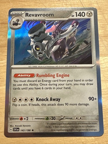 Revavroom - 142/198 - Holo Rare - Scarlet & Violet SV1 - NM/M - Pokemon ...