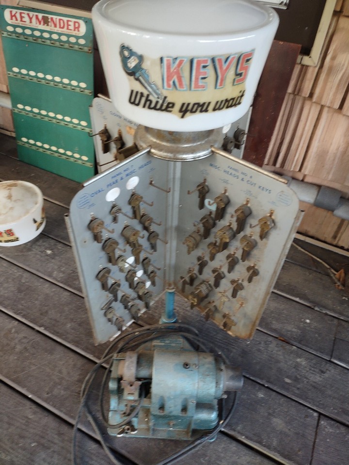 Cole Key Cutter Machine Vintage As Is For Display Only | eBay