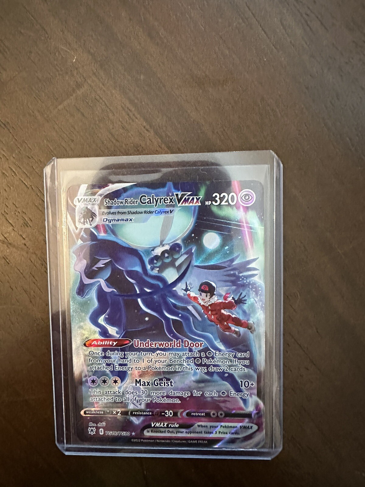 Pokémon TCG Shadow Rider Calyrex VMAX Astral Radiance TG18/TG30 Holo ...
