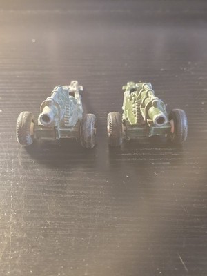 Vintage Tootsietoy US Military Howitzer Army Green Cannon Trailer USA ...