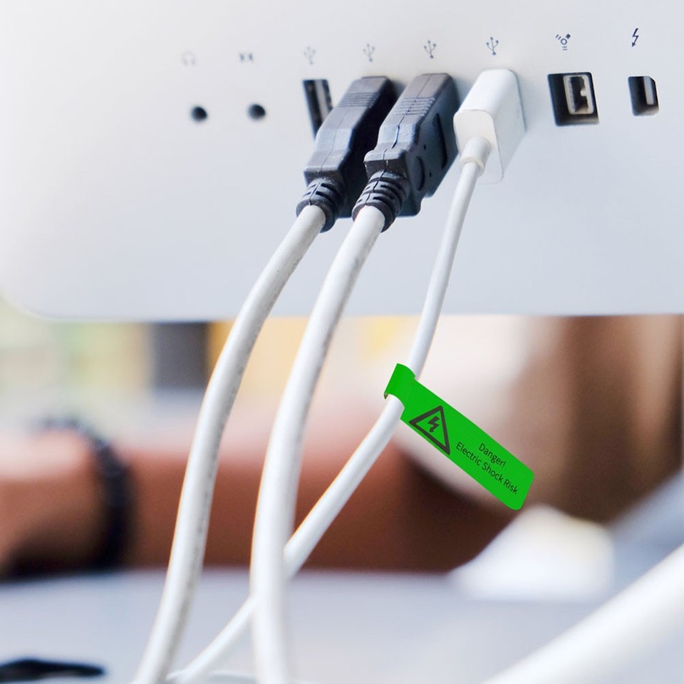 20 Sheets Convenient Cable Labels Stickers Organizer Managing Cord ...