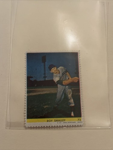 Roy Smalley Chicago Cubs #72 1949 Eureka Baseball Stamp | eBay