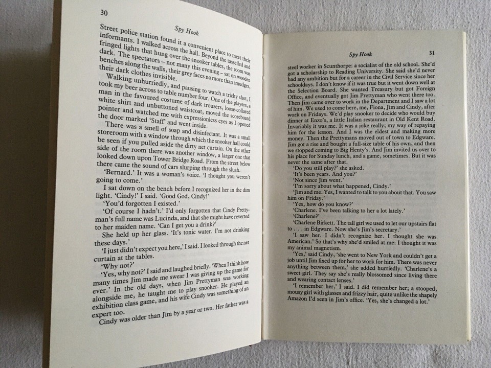 SPY HOOK by Len Deighton 1988 1st 2nd HB in Unclipped Dust Jacket | eBay UK