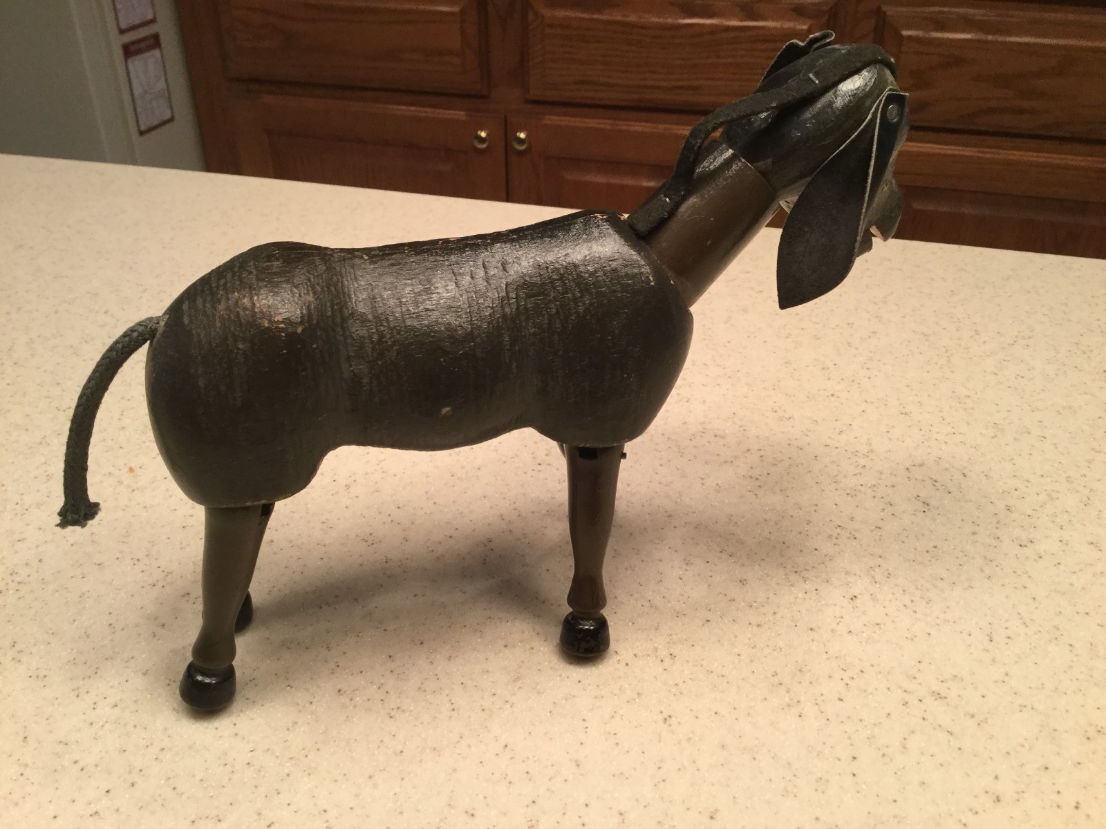 Antique Schoenhut Circus Donkey Intact Nice 6" Tall Painted Eyes ...