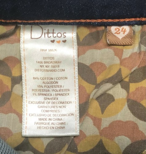 DITTOS Women’s High Rise Dark Wash Super Soft STRETCH Denim Legging ...