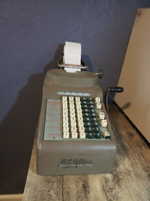 Cash Register, Adding Machines - Crank Adding Machine
