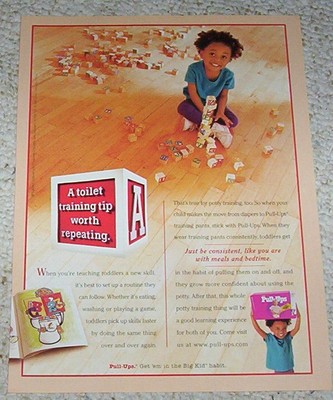 1999 ad page - Huggies baby Pull-Ups Diaper training pants PRINT AD | eBay