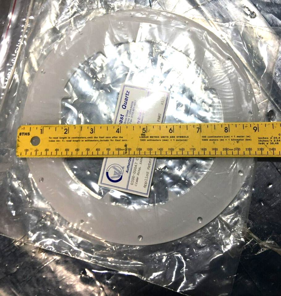 AMAT 0200-00047 RING, CLAMPING MLR, 150MM, 1/4 Thk, P5000 CVD, 114410 ...