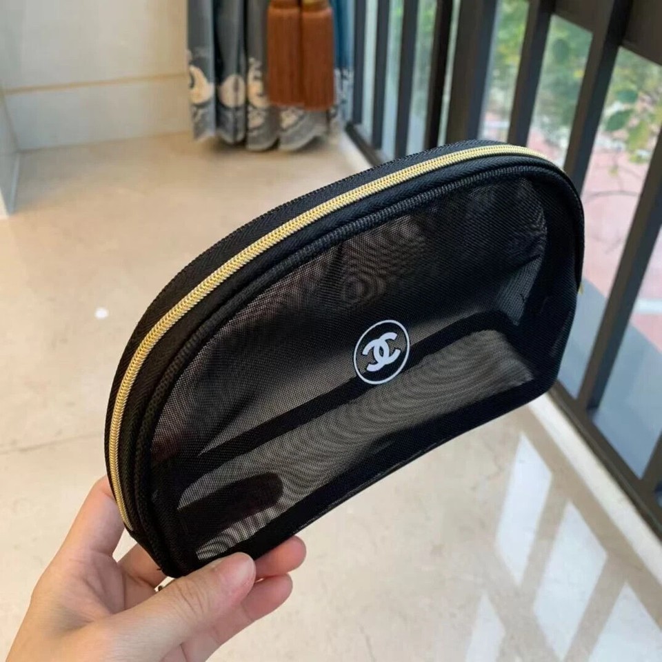 NEWCHANEL VIP GIFT Beauty Mesh Tote Bag Beach Pouch Bag Case Storage ...