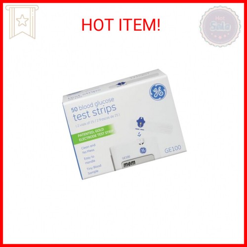 GE100 Test Strips 50ct 794628179384 | eBay