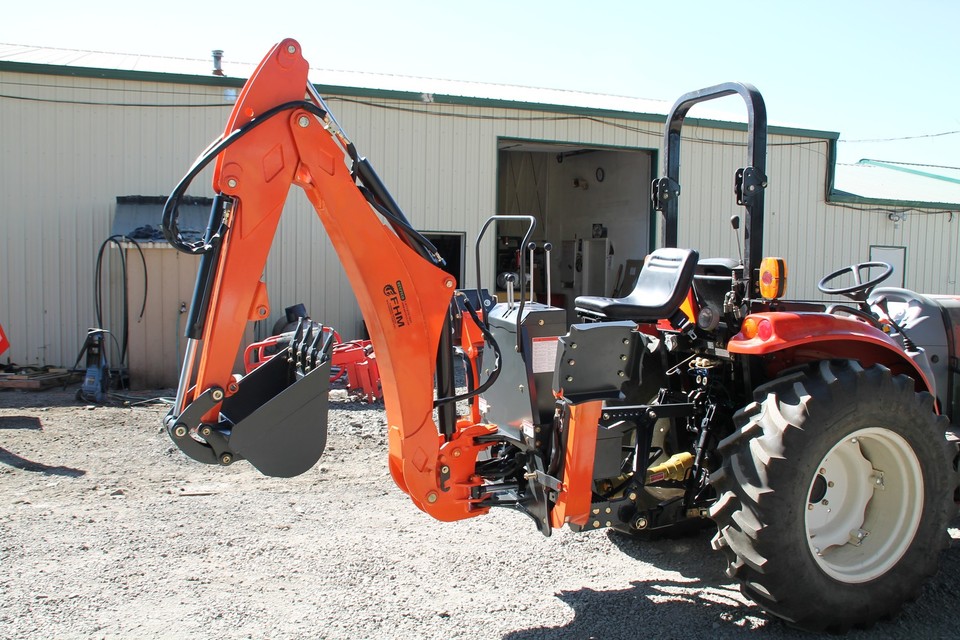 Farmer Helper Tractor Backhoe, 8'Dig 3-Pt Self Contained, PTO Powered ...