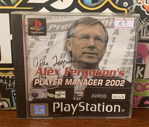 Alex Ferguson's Player Manager 2002 Playstation 1 PS1 Game Complete ...