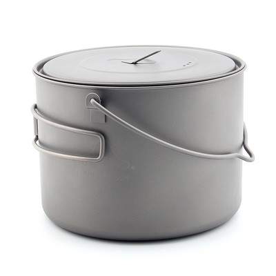 TOAKS Titanium Pot Hang Pot Camping Picnic Pot Ultralight 1600ml POT ...