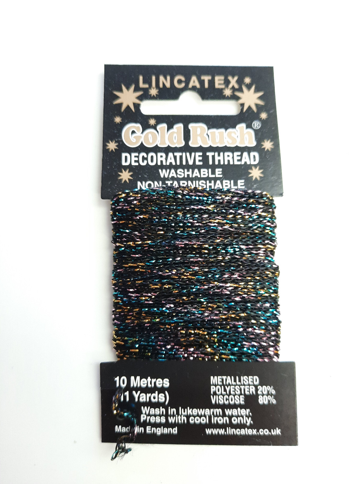 Glitter thread metallic embroidery sewing craft decorative Lincatex 15% ...