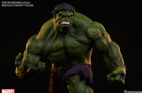 Sideshow Collectibles, Incredible Hulk Exclusive 1/4 Scale Premium ...