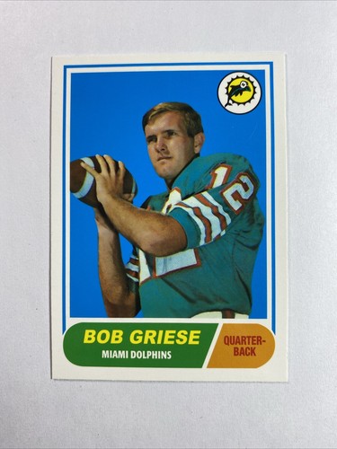 2012 Topps REPRINT Bob Griese Miami Dolphins Purdue | eBay