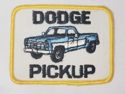 Vintage NOS Patch Dodge Pickup Hat Shirt Jacket | eBay