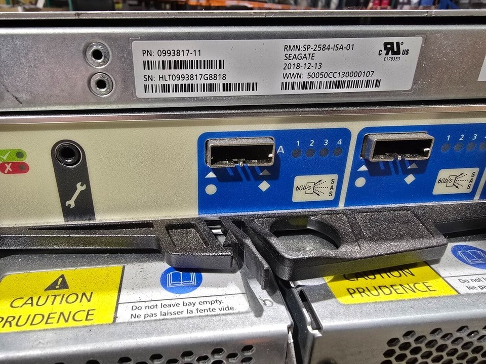 336TB Seagate 84X Drive JBOD with rails and 100x 4TB 7.2kRPM 4KN HGST ...