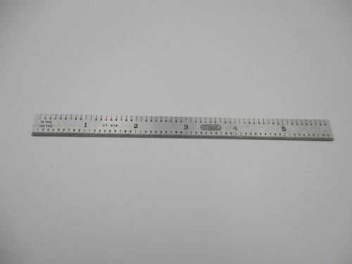 General CF-616 Stainless Steel Rule/Ruler 6" Long | eBay