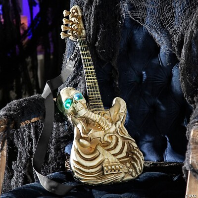 2' Lite-Up Plastic Skeleton Guitar, Plays Sound Ukulele | eBay