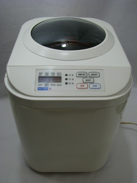 Red Star Bread Machine Maker Model KBM-12 1 1.5 2 lb Loaf Automatic ...