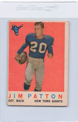1959 Topps #87 Jim Patton Giants VG/EX *DA-A7269 | eBay