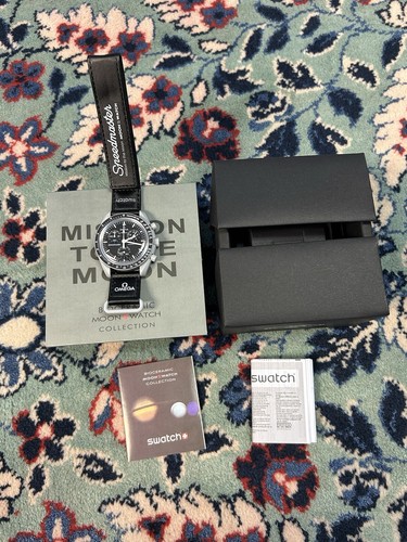 NEW Swatch x Omega Moonswatch Mission To The Moon - With Box | eBay