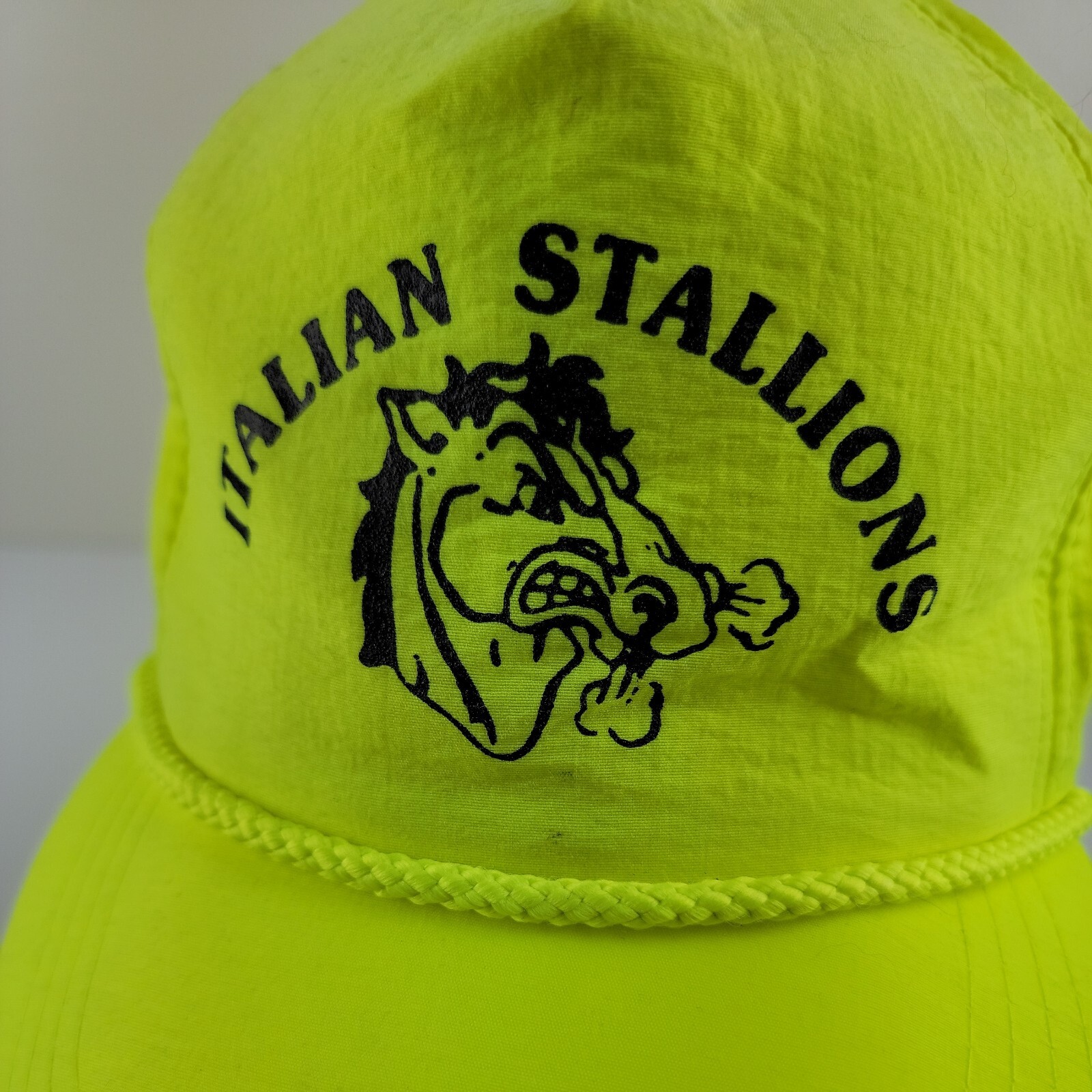 Vintage Italian Stallions Neon 80s 90s Snapback Horse… - Gem