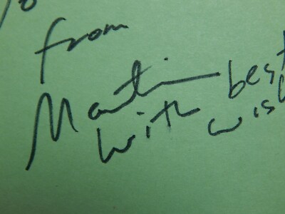 Martin Sheen Actor Autograph Signature Signed Card | eBay