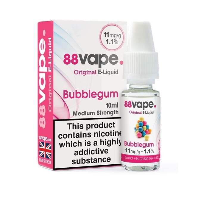 88 Vape E-Liquid | 10ml | 40 Flavours | All Strengths | 50/50 Vape ...