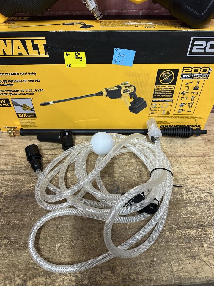 DEWALT 20V MAX 550 PSI Cold Water Pressure Washer (Tool only) (DCPW550B ...