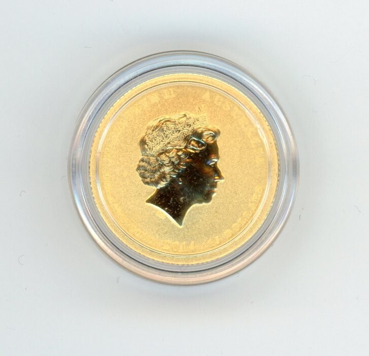 2014 P Australia $15 1/10oz .9999 Gold Battle of the Coral Sea Coin in ...